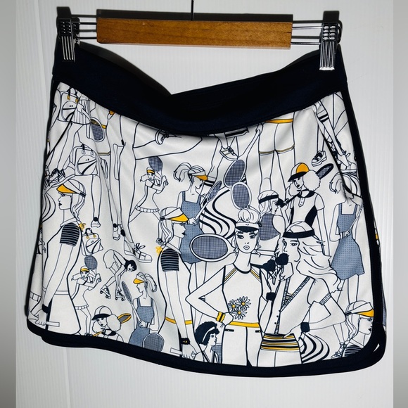 Grand Slam | Skirts | Grand Slam Graphic Print Mini Skirt Black White ...